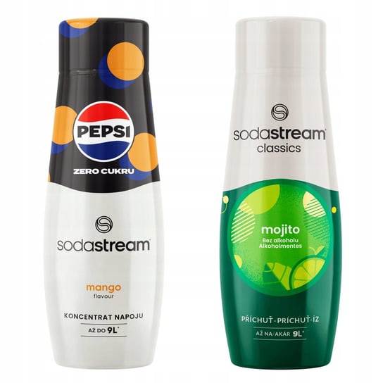 Zestaw 2 koncentratów, syropów do wody. Sodastream Pepsi MAX Mango ...