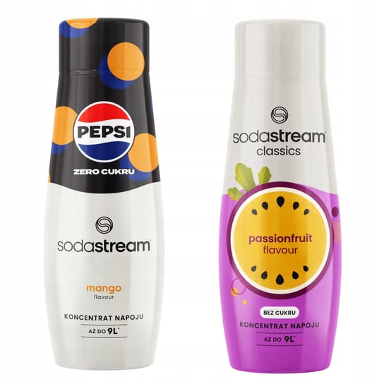 Zestaw 2 koncentratów, syropów. Sodastream Pepsi MAX Mango ...