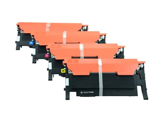 Zestaw 4x toner do SAMSUNG CLP-360 CLP406S Xpress C410W C460FW C460W XL ...