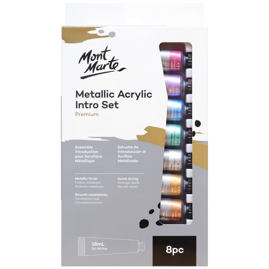 Zestaw Akryli Metalic Mont Marte 8x18ML - Mont Marte | Sklep EMPIK.COM