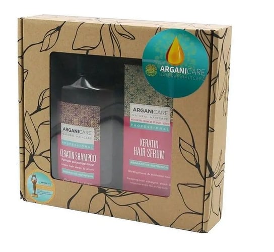Zestaw Arganicare Keratin Szampon Naprawczy 400ml + Serum Do Włosów 100ml | Sklep EMPIK.COM