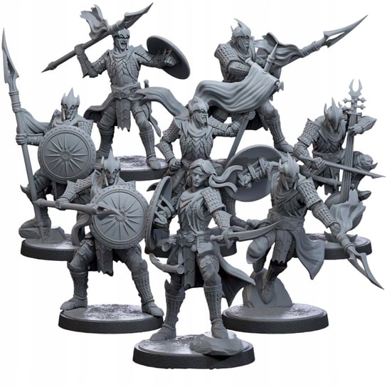 Zestaw Armia Włóczników Auxill 8 Figurek 12k + BONUS do DND D&D druk 3D ...