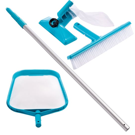 Zestaw do czyszczenia basenu - szczotka, siatka, odkurzacz INTEX 29056 ...