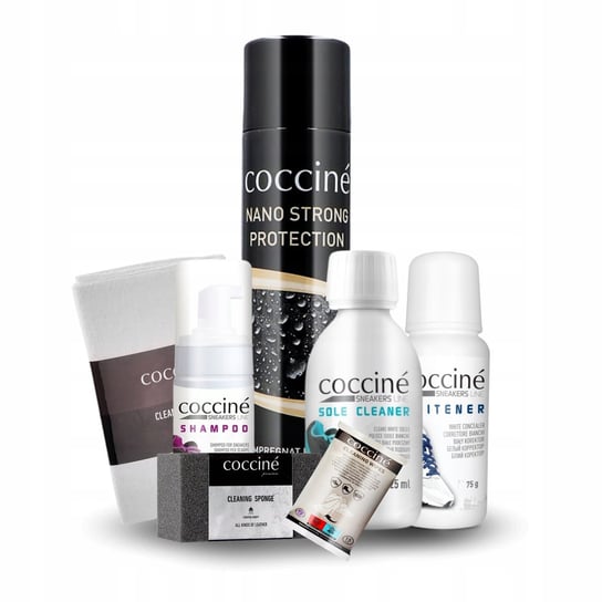 Zestaw Do Czyszczenia Białych Butów Duży Wybielacz Impregnat Nano ...