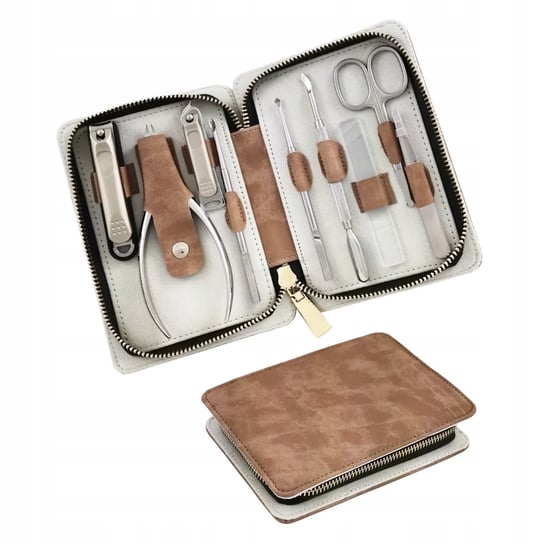 ZESTAW DO PAZNOKCI MANICURE PEDICURE ETUI 09BR HQ | Sklep EMPIK.COM