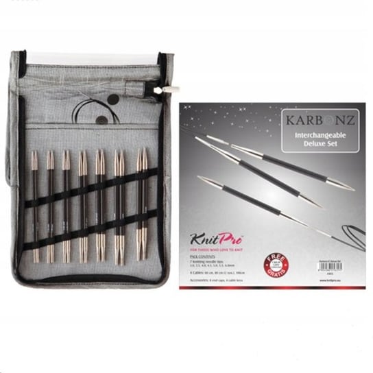 zestaw drutów wymiennych KARBONZ DELUXE KNITPRO - KnitPro | Sklep EMPIK.COM