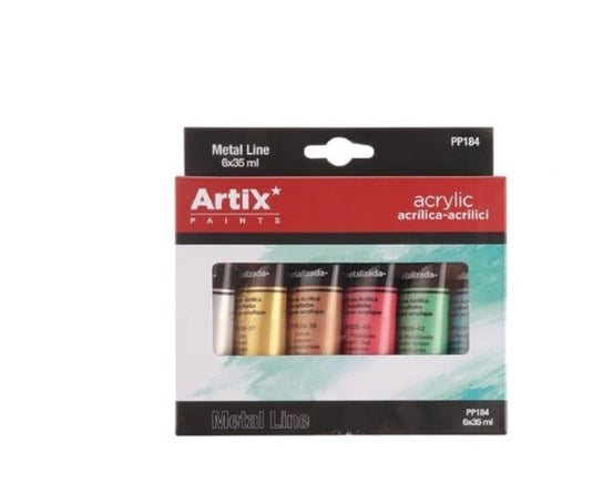 Zestaw Farb Akrylowych 6 Szt. Kolorów Mp Colors - MP Colors | Sklep ...