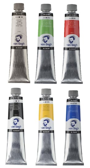 Zestaw farb olejnych 6x200ml Van Gogh Talens - Inna marka | Sklep EMPIK.COM