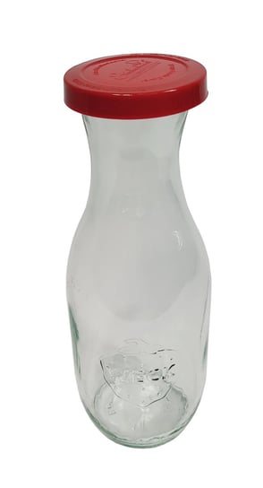 Zestaw Karafek Weck Pojemność 1062 Ml Średnica 60mm 6 Sztuk + Silikonowe Wieka / Weck - Inna ...