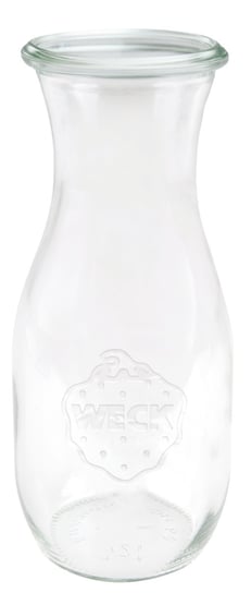 Zestaw Karafek Weck Pojemność 1062 Ml Średnica 60mm 6 Sztuk + Szklane Wieka / Weck - Inna marka ...