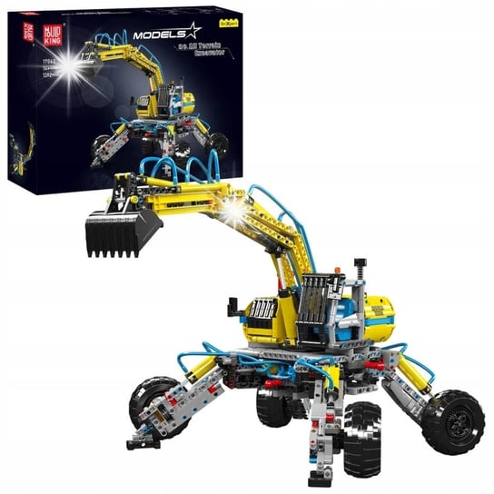 Zestaw Klocków Konstrukcyjnych Koparka Terenowa 1392 Elementów - Inna ...