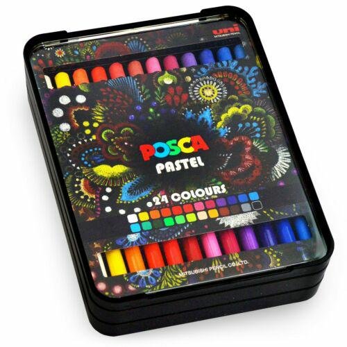 Zestaw Kredek Posca 24 Pastel, Uni - POSCA | Sklep EMPIK.COM