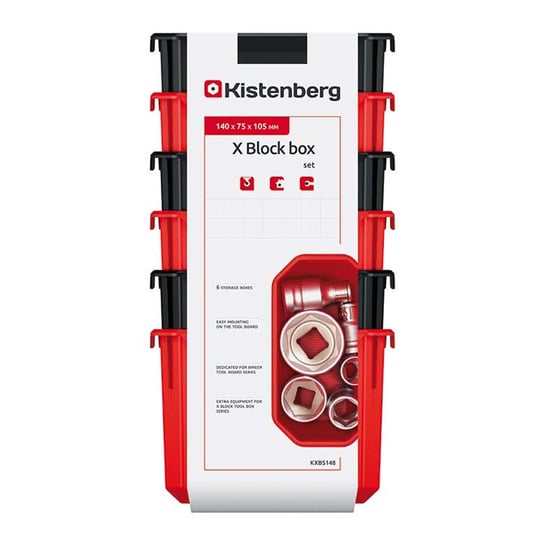 ZESTAW KUBECZKÓW WARSZTATOWYCH X BLOCK KXBS148 - Kistenberg | Sklep EMPIK.COM