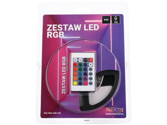 Zestaw LED RGB 36W 150led 24key IP20 blister - Inna marka | Sklep EMPIK.COM