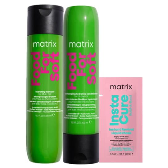 Zestaw Matrix Food For Soft szampon do włosów 300ml, odżywka 300ml ...