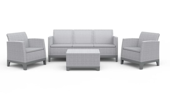 Zestaw mebli ogrodowych Keter Scandi Forma 3-set sofa 3-os. + 2 fotele ...