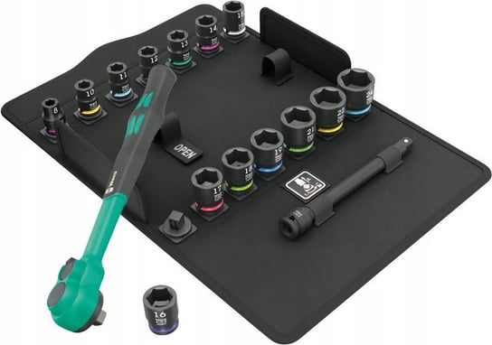 ZESTAW METRYCZNY Z GRZECHOTKĄ 3/8" ZYKLOP COMFORT 8100SB 12 WERA - WERA ...
