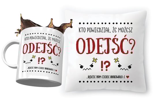 Zestaw na Pożegnanie z Pracy Poduszka + Kubek z Nadrukiem ze Zdjęciem - PoliDraw | Sklep EMPIK.COM