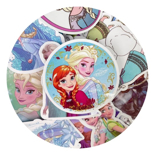 Zestaw Naklejek Sticker Bomb Wlepki Frozen Karina Lodu 50szt n41 - Inna ...