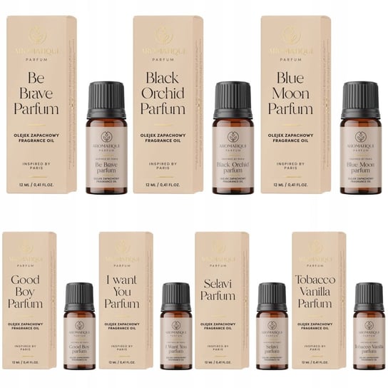 ZESTAW OLEJKÓW Popularne ZAPACHY OLEJEK PERFUMOWANY AROMATIQUE 7 ...