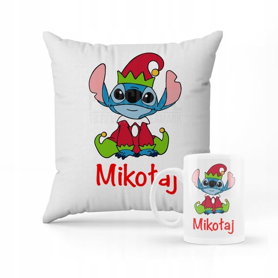 ZESTAW PODUSZKA + KUBEK Z Nadrukiem Prezent Stich Stitch Lilo Bajka #6 ...