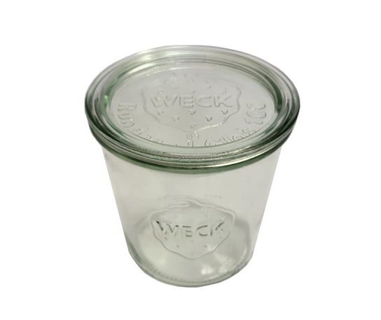 Zestaw Słoików Weck Pojemność 580 Ml Średnica 100mm 6 Sztuk + Szklane Wieka / Weck - Inna marka ...