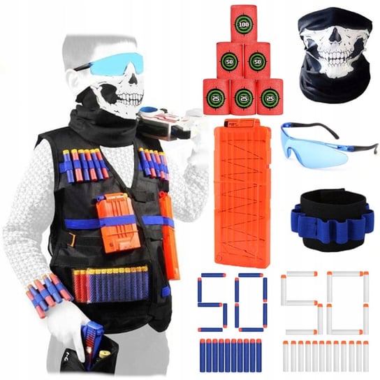 Zestaw taktyczny do Nerf ZESTAW BOJOWY, 100 szt. - uniwersalny rozmiar ...