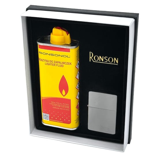 Zestaw Zapalniczka RONSON BLACK ICE prezentowy - Ronson | Sport Sklep ...