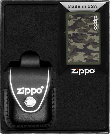 Zestaw Zapalniczka ZIPPO CAMO AND ZIPPO DESIGN Prezentowy No3 - Zippo ...