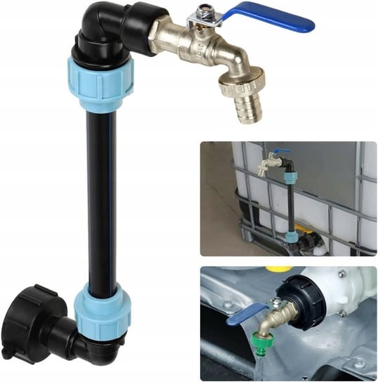 ZESTAW ZBIORNIK MAUZERA BECZKI KRAN ZAWÓR KULOWYM WĄŻ IBC 3/4 1000L S60X6 - Inna marka | Sklep ...