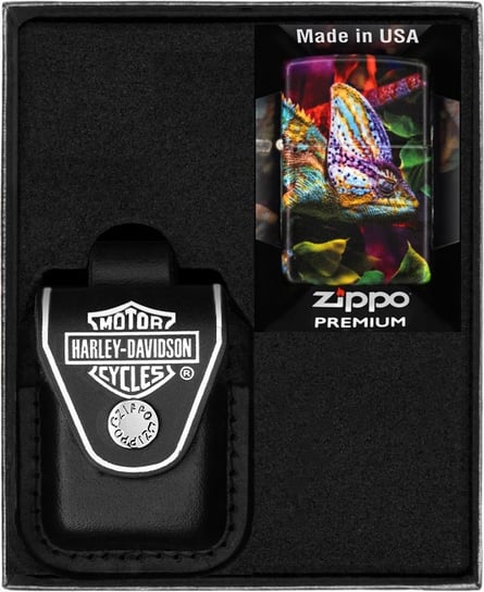 Zestaw ZIPPO Zapalniczka CHAMELEON DESIGN Prezentowy No6 - Inna marka ...
