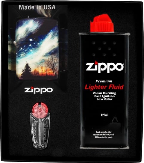 Zestaw ZIPPO Zapalniczka CLEAR SKY DESIGN Prezentowy No1 - Zippo ...