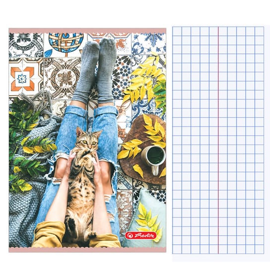 Zeszyt A5 80k kratka Flat Lay Soft Touch HERLITZ - Herlitz | Sklep ...