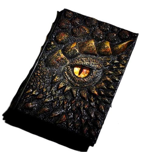 Zeszyt Pamiętnik Notes Dziennik W Stylu Retro Smok Dragons Żółta ...