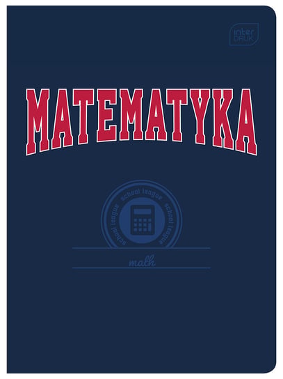 Zeszyt tematyczny Matematyka A5 Interdruk w kratkę 60 kartek + ściąga ...