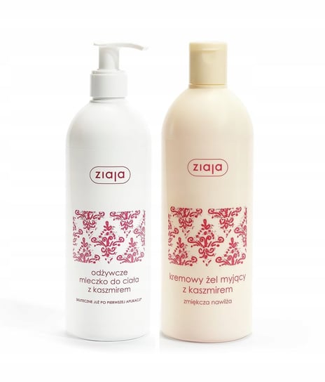 Ziaja, Zestaw kosmetyków: Mleczko do ciała+żel myjący kaszmir | Sklep ...