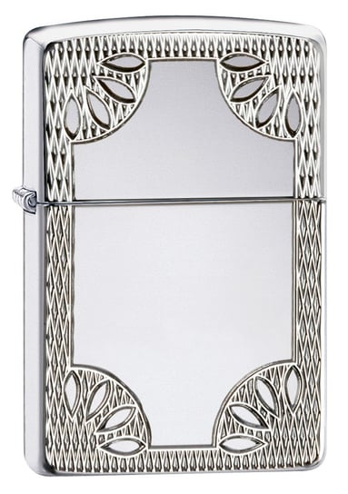 Zippo, Zapalniczka, Carved Border Armor, High Polish Chrome - Zippo | Sport Sklep EMPIK.COM