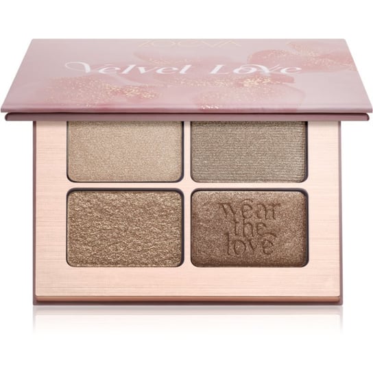 ZOEVA Velvet Love Eyeshadow Quad paleta cieni do powiek odcień Velvet ...