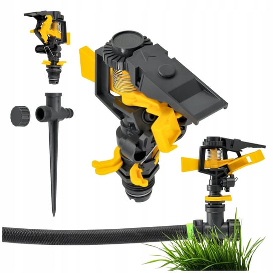 Zraszacz Ogrodowy Zraszacz Pulsacyjny Obrotowy 360° Regulowany Do Trawy 10m - Inna marka | Sklep ...