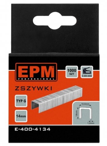 ZSZYWKI TYP G 1000SZT 10.6MM*1.2MM 14MM - EPM | Sklep EMPIK.COM