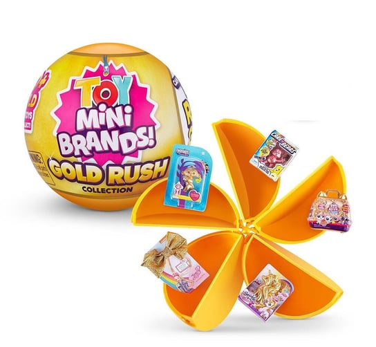 ZURU SURPRISE TOY MINI BRANDS GOLD RUSH FIGURKI NIESPODZIANKA KULA ...